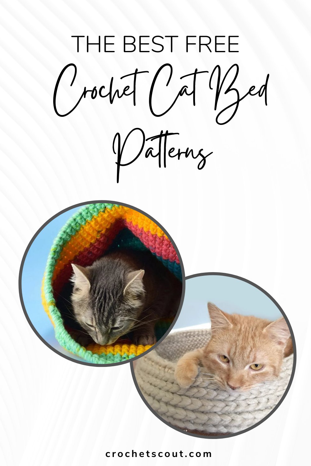 15 Free Crochet Cat Bed Patterns - Crochet Scout